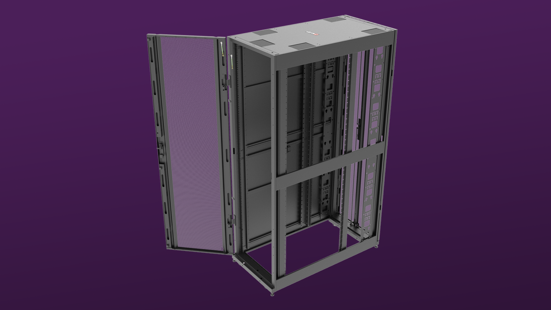 PULSE™ Dual Compartment 42U Co-Location Server Rack Cabinet – Global1Resources